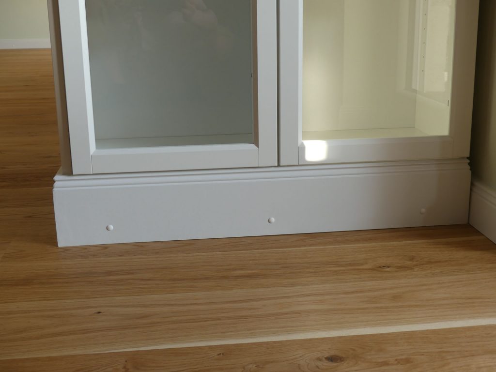 Schritt 9 – der Sockel – The Ikea Billy Project